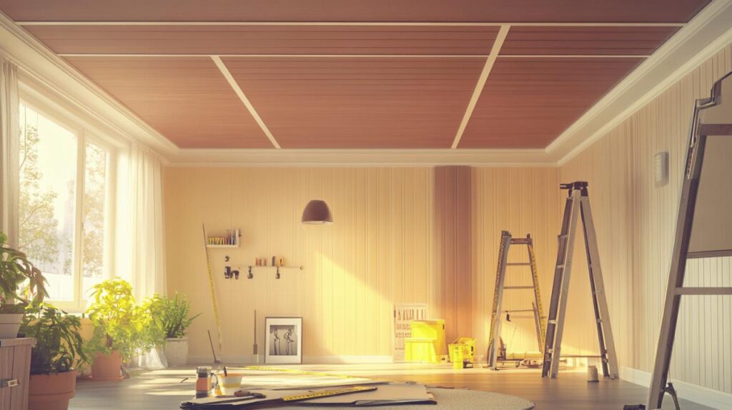 Comment fixer le lambris PVC au plafond : guide pratique et astuces de ...
